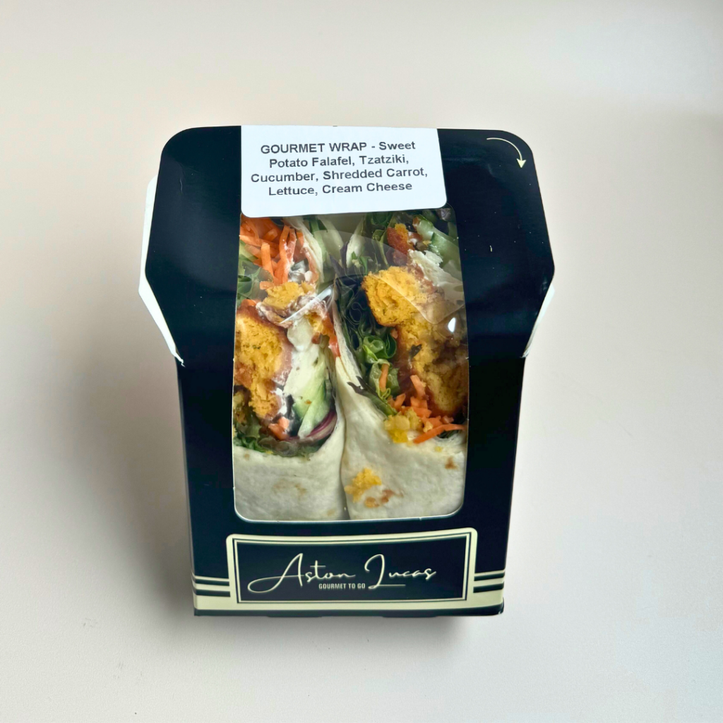 Gourmet Wrap – Sweet Potato Falafel | Ready Made Meal